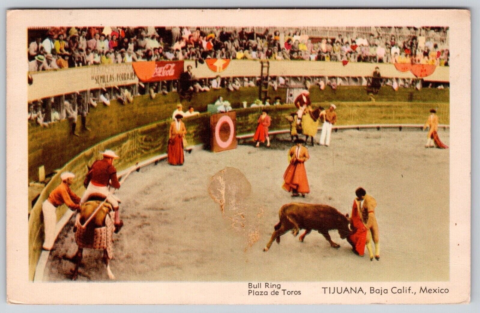 Bull Ring Plaza De Toros Tijuana Baja Calif Mexico WB PC PM WOB Note ...