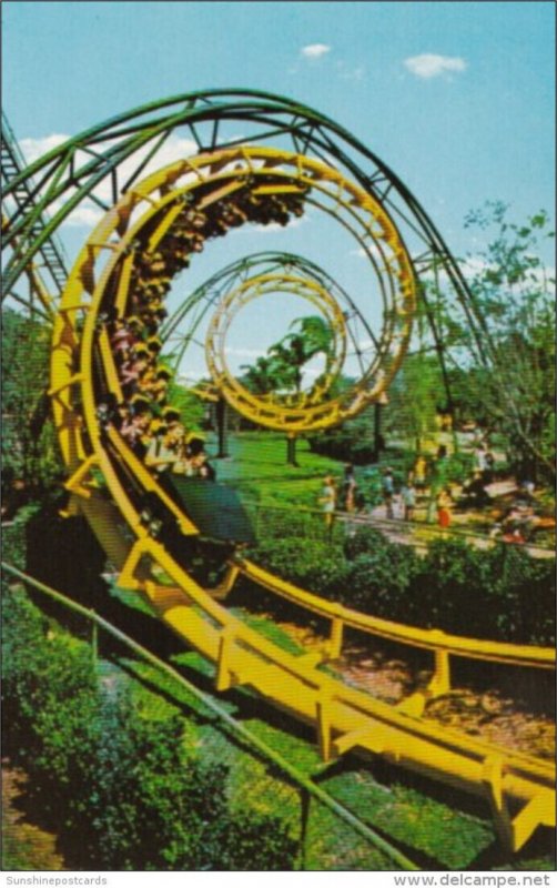 Florida Tampa Busch Gardens The Python Roller Coaster | United States ...