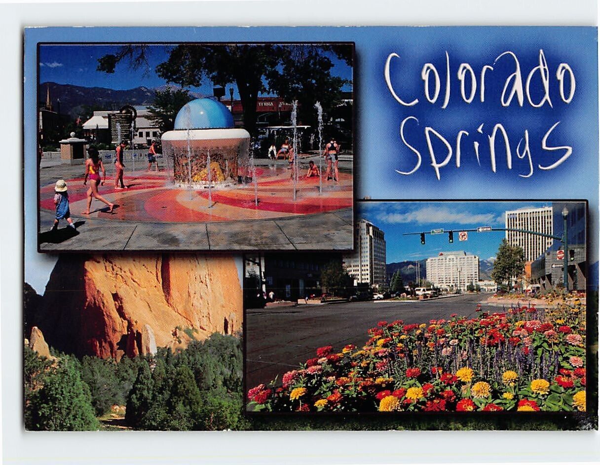 Postcard Colorado Springs, Colorado | United States - Colorado ...