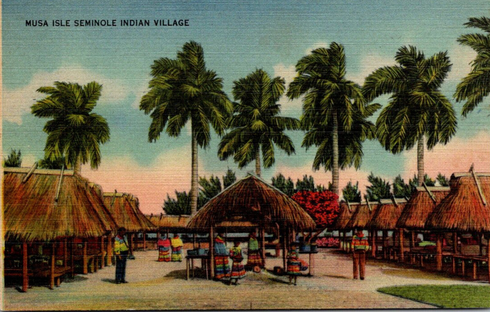 Florida Miami Musa Isle Seminole Indian Village | United States ...