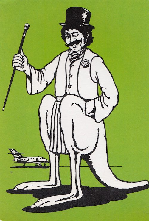 Kevin Pappas King Of Australian Graffiti With Private Jet Postcard ...