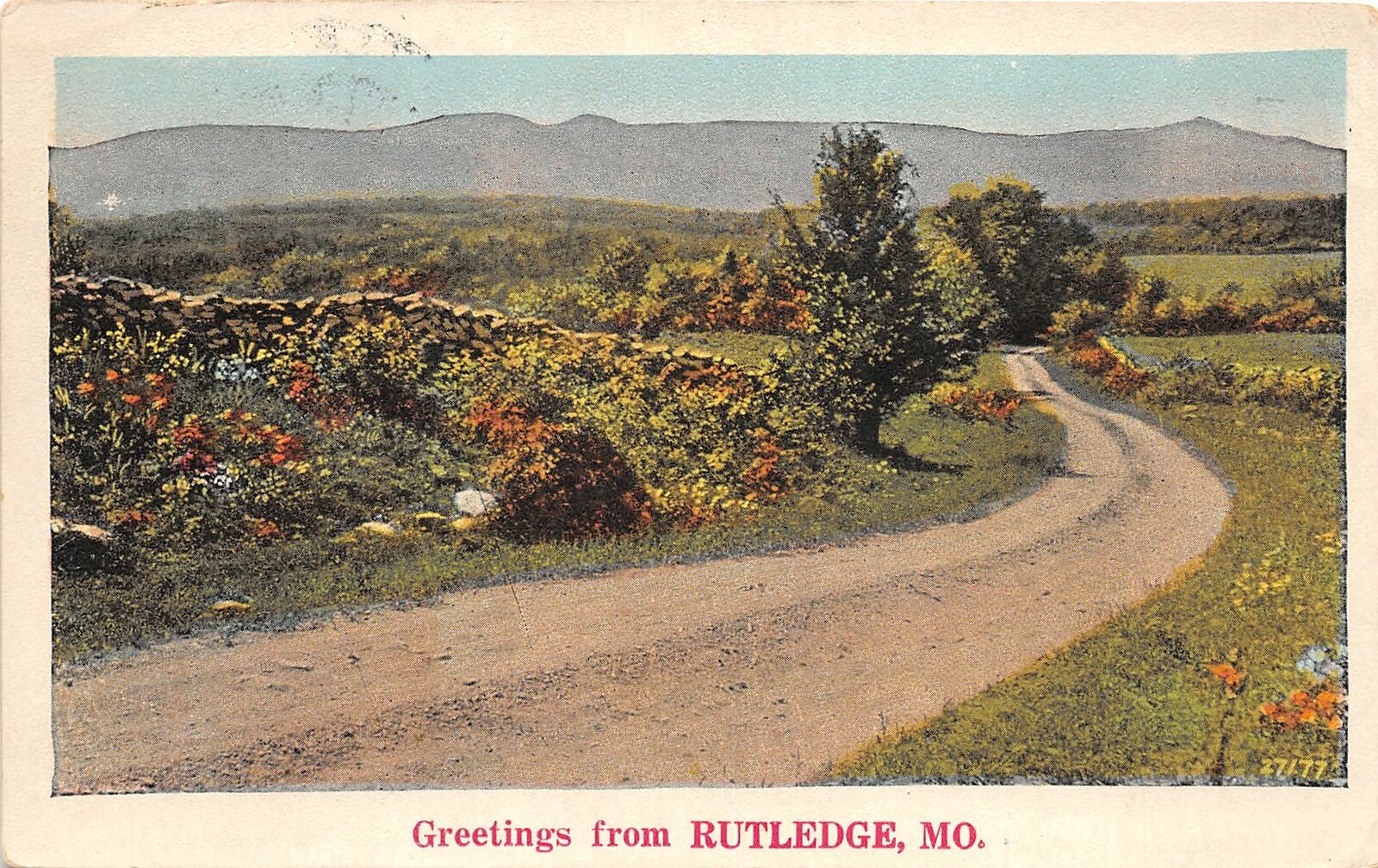 H36/ Rutledge Missouri Postcard 1929 Greetings from Rutledge Mo ...