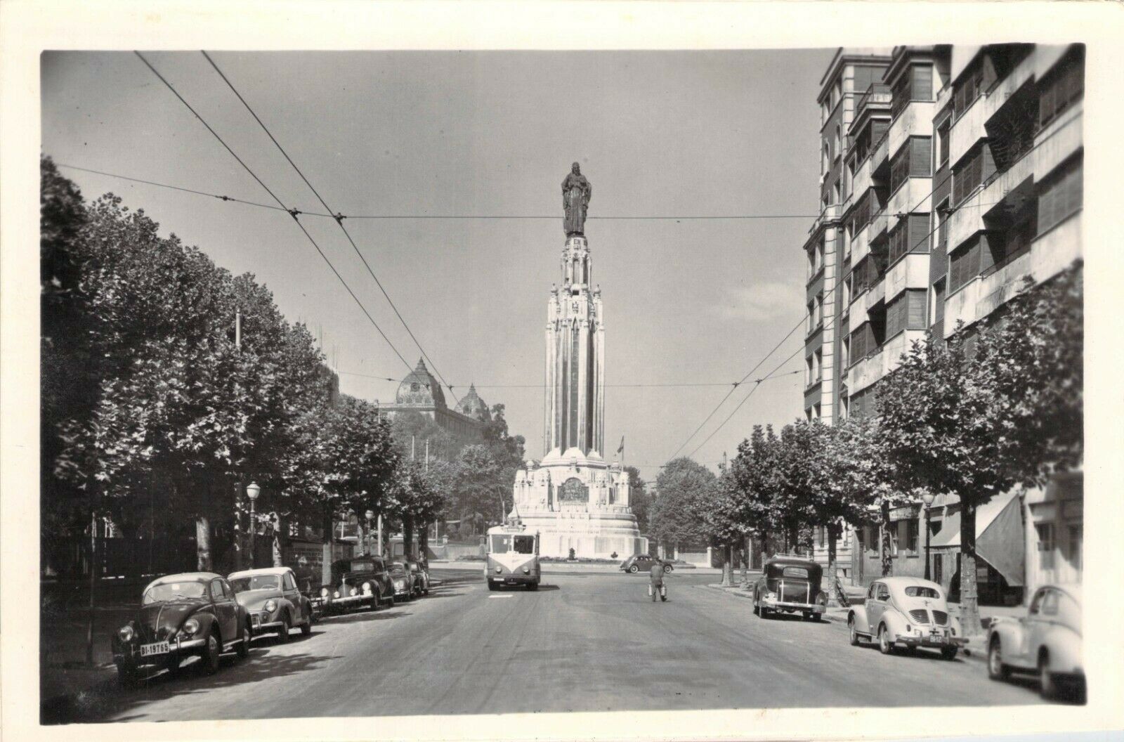 Unposted Spanish RPPC Bilbao Monument To The Sacred Heart of Jesus Real ... Unposted Spanish RPPC Bilbao Monument To The Sacred Heart of Jesus Real ...
