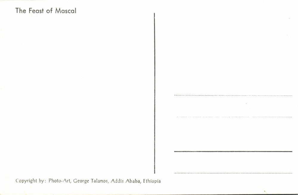 ethiopia, ADDIS ABABA, The Feast of Mascal (1940s) RPPC | Africa ...