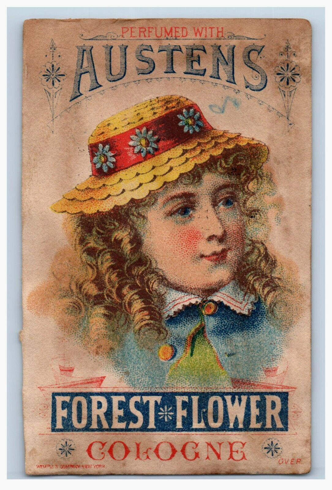 1880s Gross Bros. Druggists Austen's Forest Flower Cologne Perfumed ...