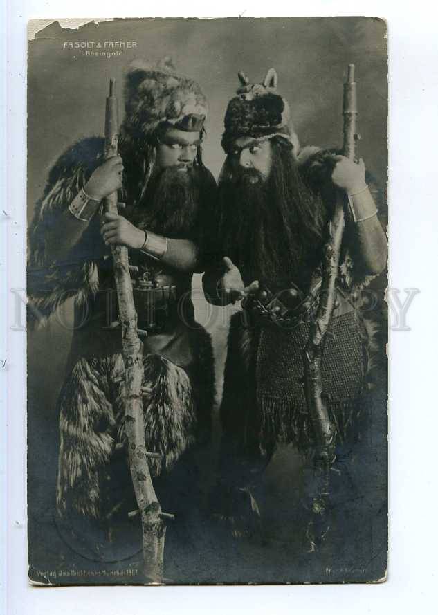 243369 FASOLT & FAFNER Rheingold WAGNER OPERA singer PHOTO old | Topics ...