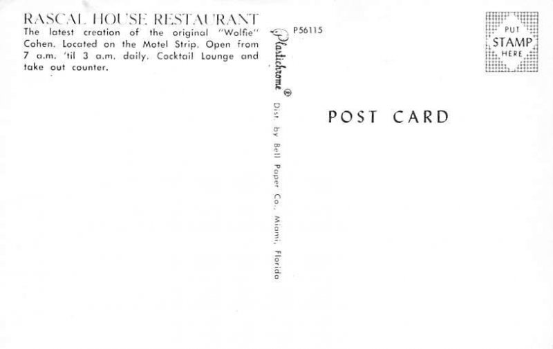 Wolfie Cohen's Rascal House Restaurant Miami Beach FL | United States ...