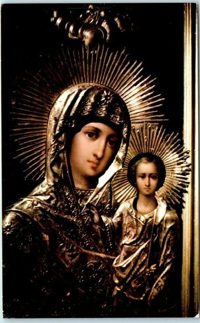 Postcard - Madonna and Child in St. Michael's Cathedral - Sitka, Alaska ...