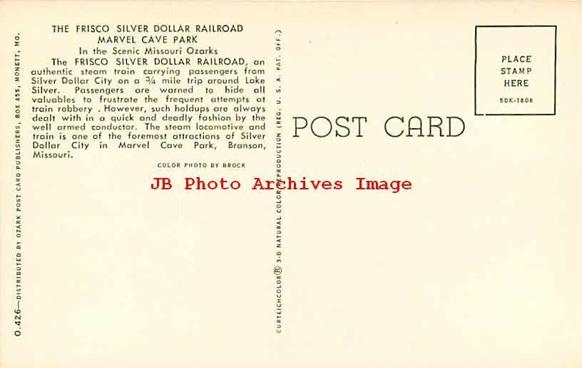 MO, Branson, Missouri, Marvel Cave Park, Miniature Railroad, Teich No ...