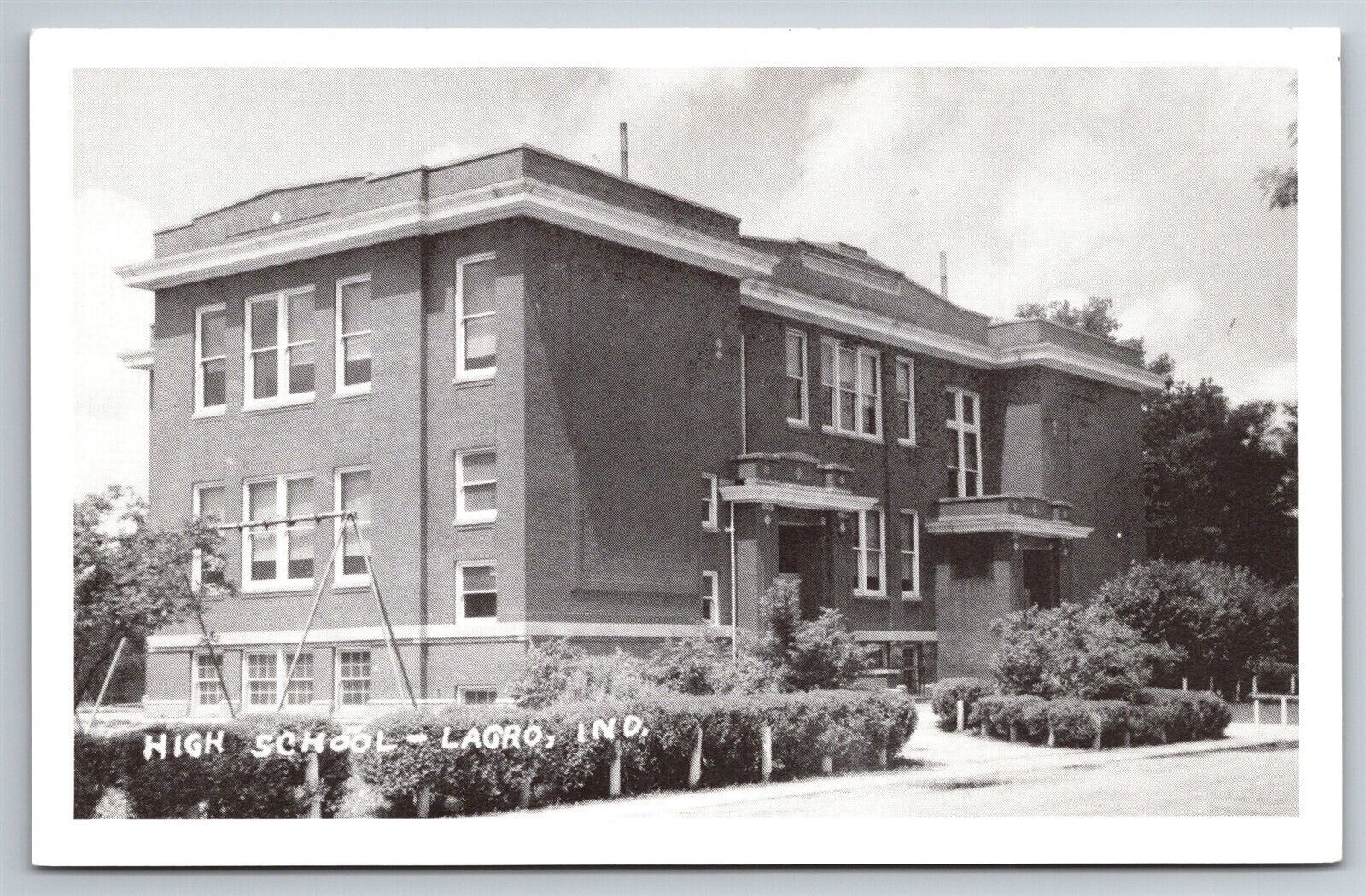 Real Photo Reproduction Largo High School Largo IN Postcard U7 | United ...