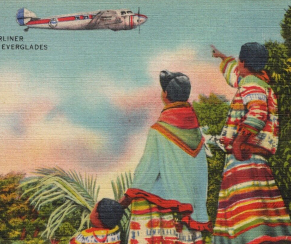 Seminole Native Americans Airplane Clipper Plane Airliner Everglades ...
