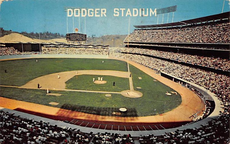 Dodger Stadium, Los Angeles, CA, USA Baseball Stadium 1965 | United ...