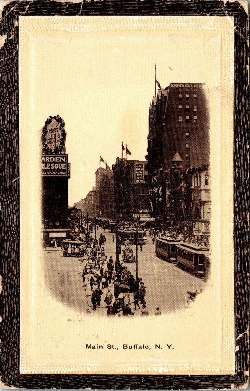 Buffalo, New York Main St., J.H. Adam & Co. Garden Burlesque Hotel ...