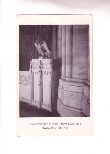Riverside Church Reading Desk, New York City, Eagle, | United States ...
