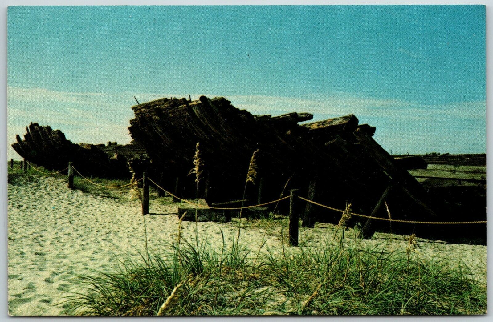 Shipwrecks On The Outer Banks North Carolina Postcard United