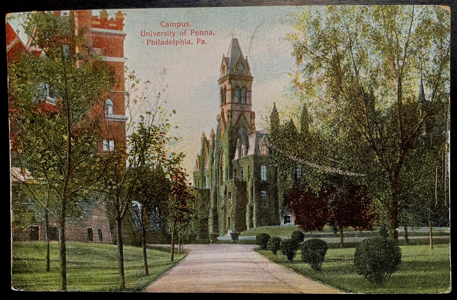 Vintage Postcard 1911 Campus, University of Pennsylvania, Philadelphia ...