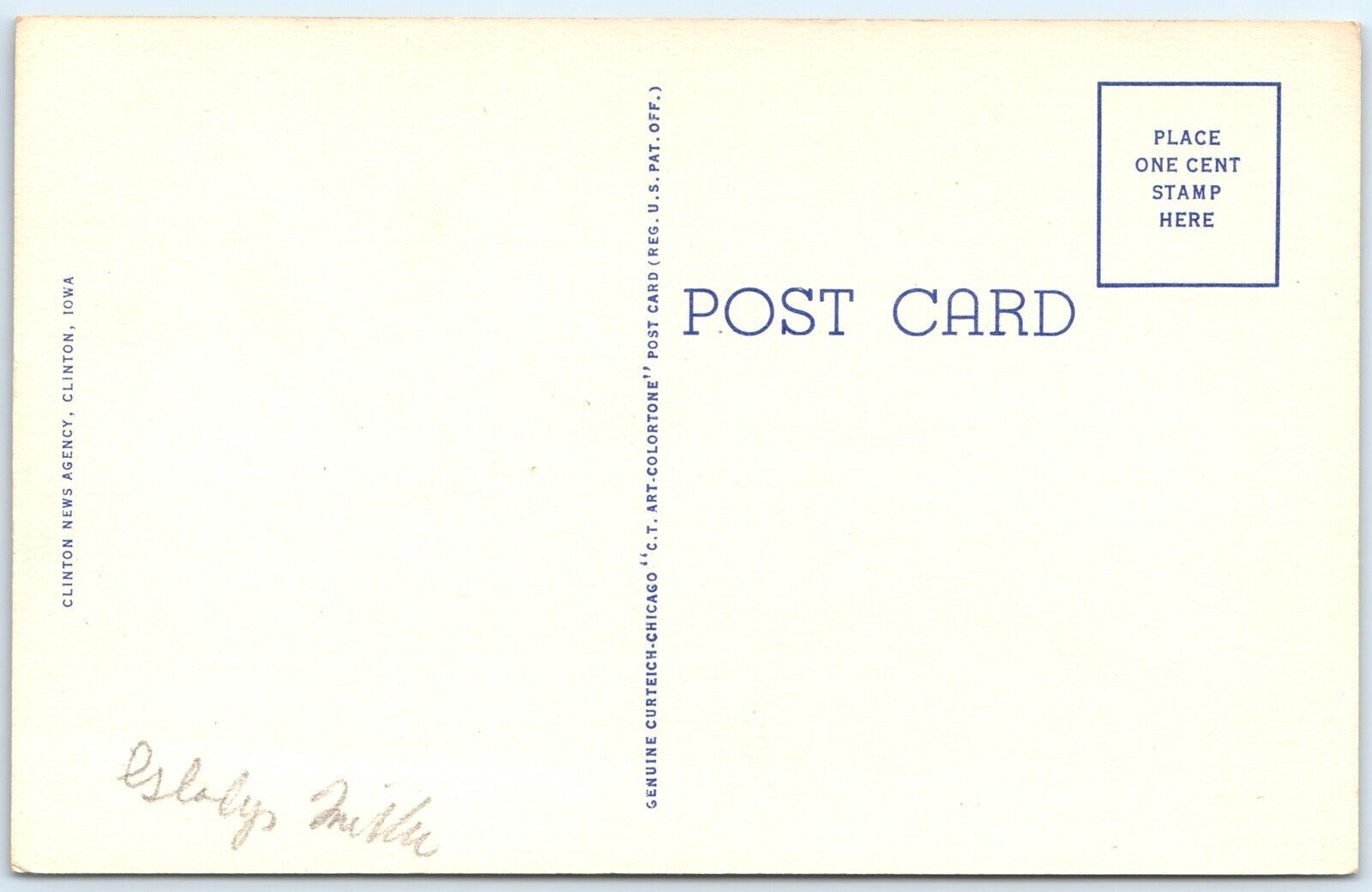 1938 Clinton, IA Riverview Stadium Baseball Arena Art Deco Linen ...