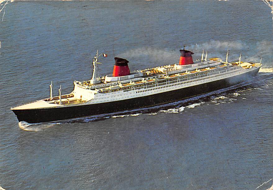 SS France French Line Ship 1973 | Topics - Other, Postcard / HipPostcard