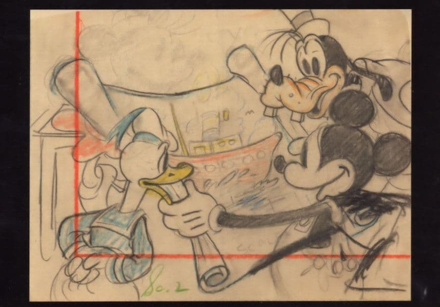 Donald Duck Goofy Boat Builders Building A Ship Walt Disney Postcard ...