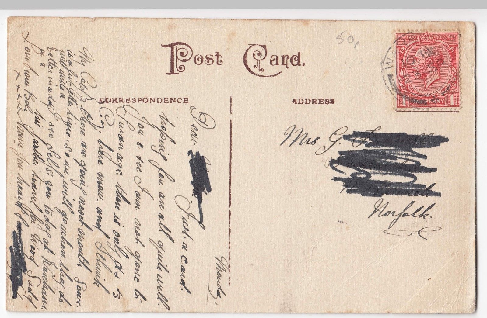 Dorset; General View, Wareham PPC, George V Era, View Of Bridge From ...