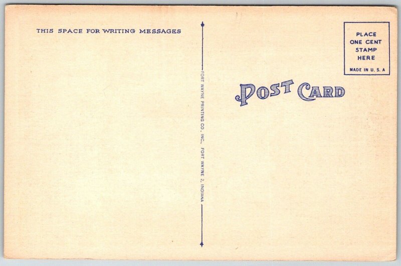 Fort Wayne Indiana 1940s Postcard Bird Sanctuary In Franke Park | Asia ...