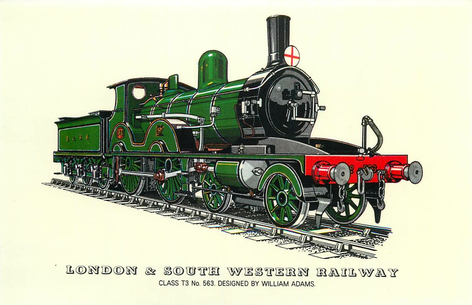 Railway Locomotives history Class T3 No. 563 locomotive by William ...