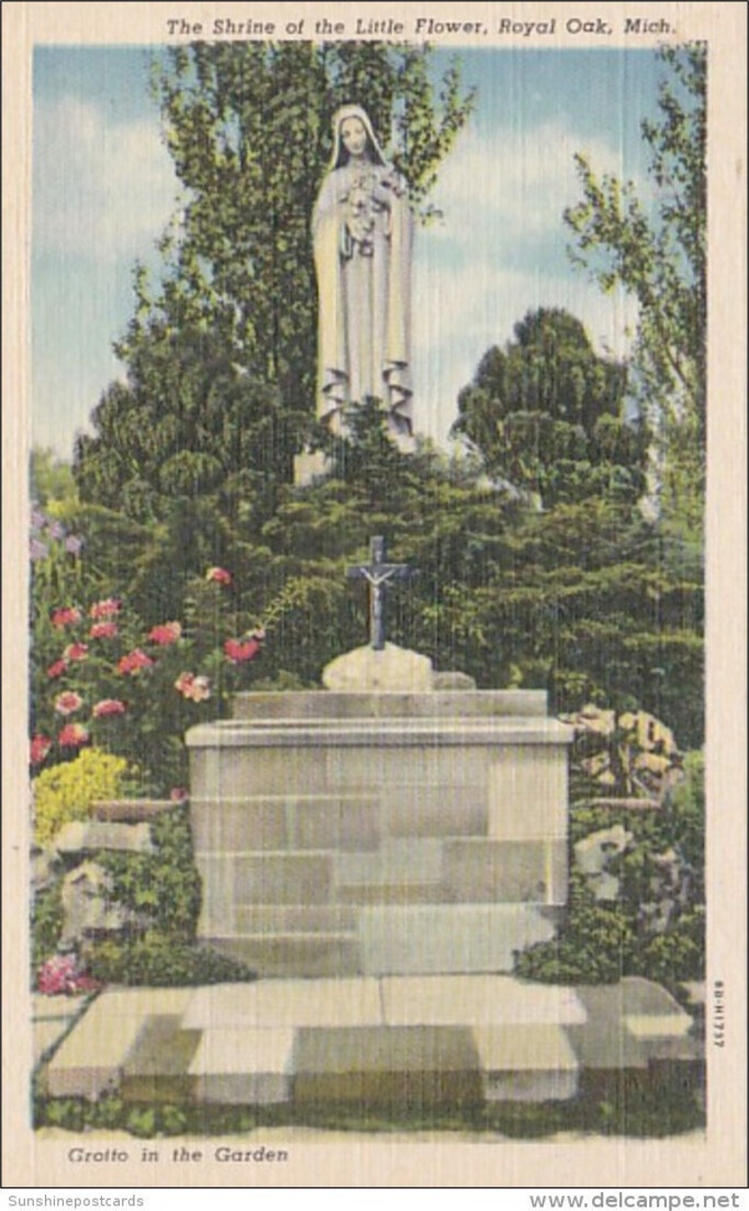 Michigan Royal Oak Grotto In The Garden The Shrine Of The Little Flower ...