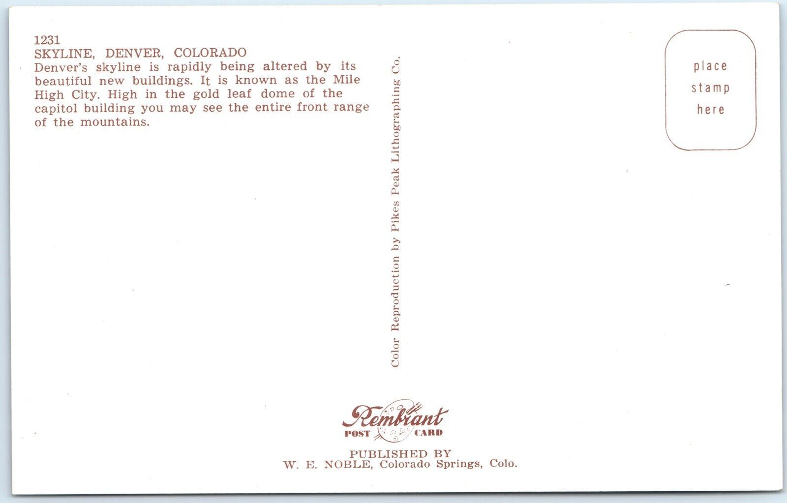 c1960s Denver, CO Skyline Capitol Country Club Beer Sign Conoco ...