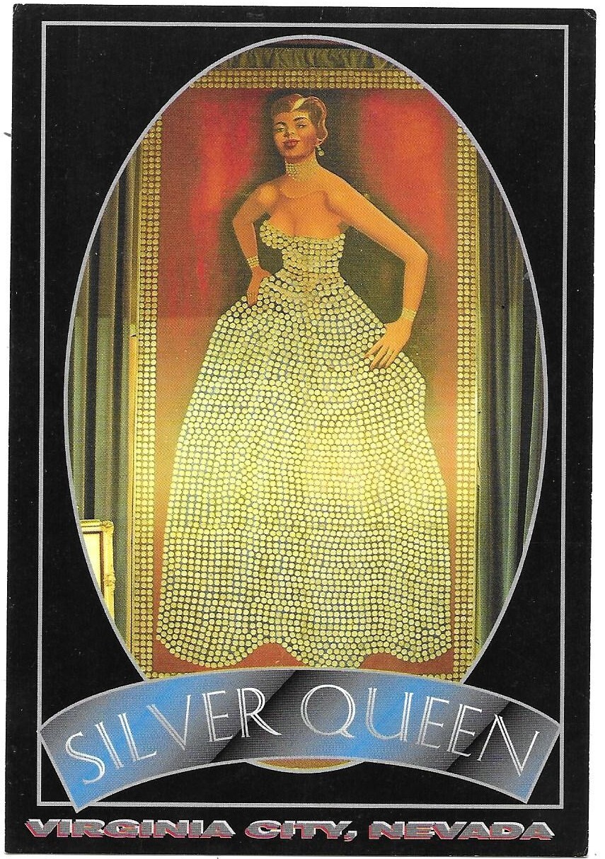 The Silver Queen Hotel Casino 3,261 Sliver Dollars Virginia City Nevada ...