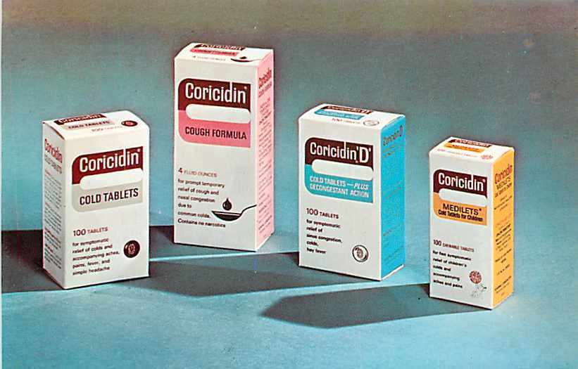 Advertising Card, Stuart & Gunn Package Design for Coricidin, New York ...
