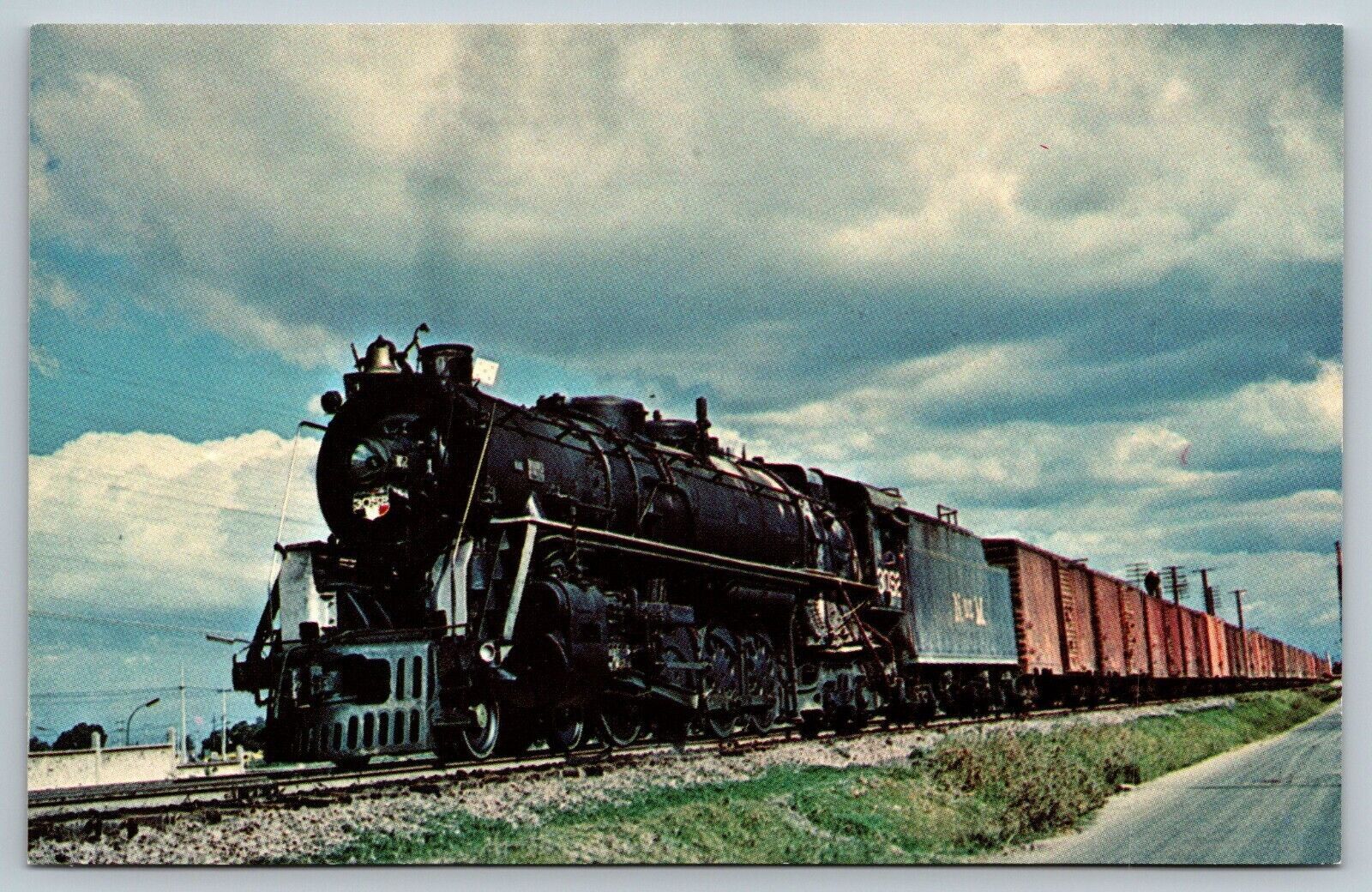 Vintage Railroad Train Locomotive Postcard - National Railways of ...