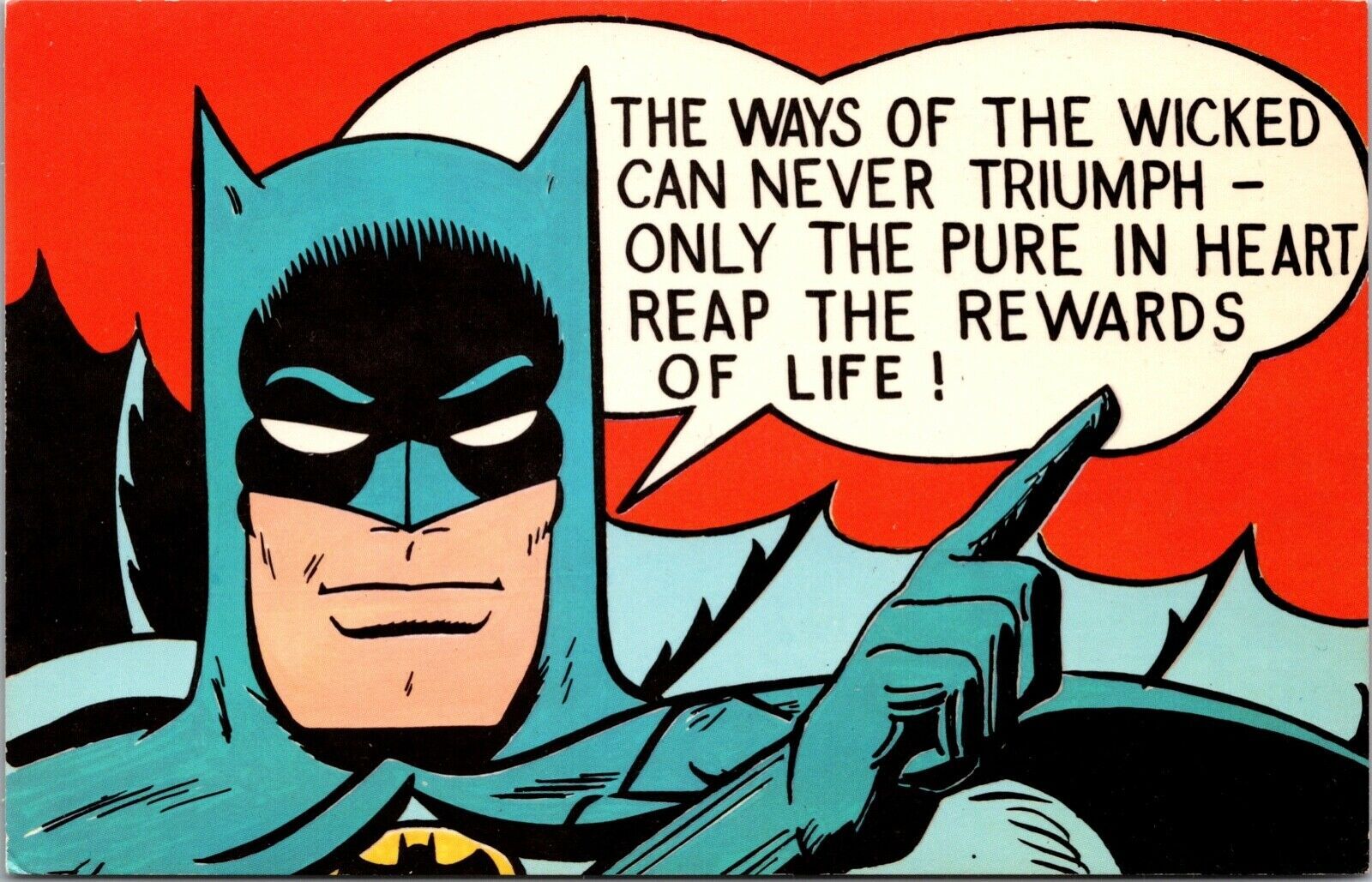 Postcard Batgram #7 of 10, Series #1 Batman Comic~139024 | Topics ...