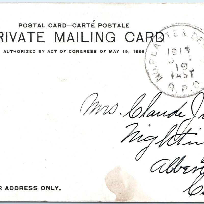 c1910s Early Days Burro Donkey Carson Harper PC No Platte & Denver RPO ...