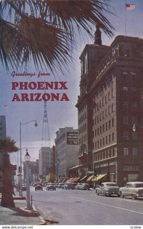 PHOENIX , Arizona , 50-60s ; South on Central Avenue | United States ...