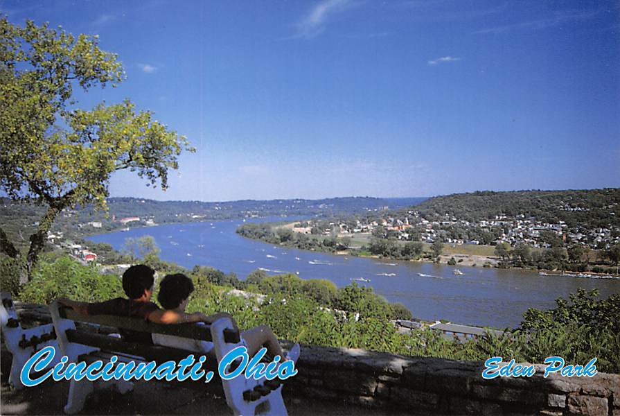 The Bend In Ohio River The Bend In Ohio River, Cincinnati, Ohio ...