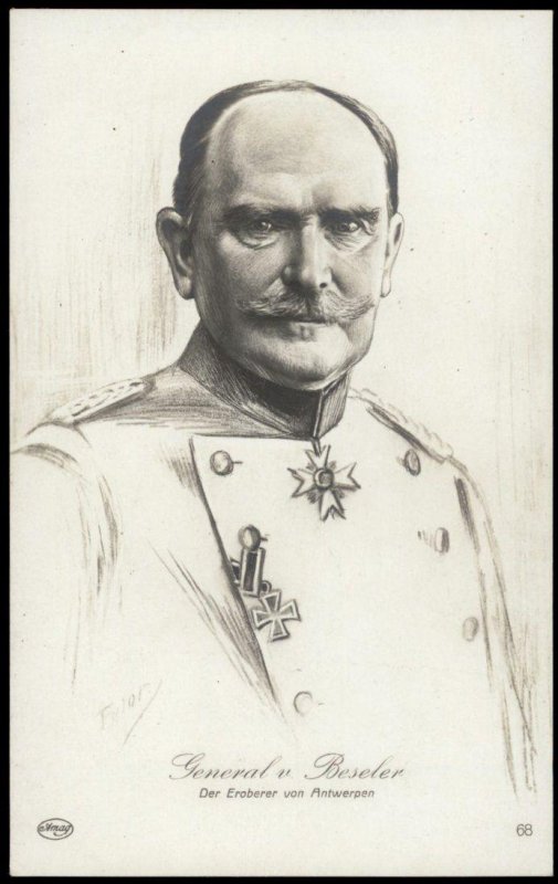 Germany WWI General von Beseler Artist Signed RPPC G77363 | Europe ...
