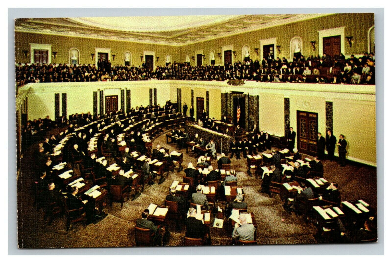 Vintage 1963 Postcard US Senate Mike Mansfield (D-MT) Washington DC ...