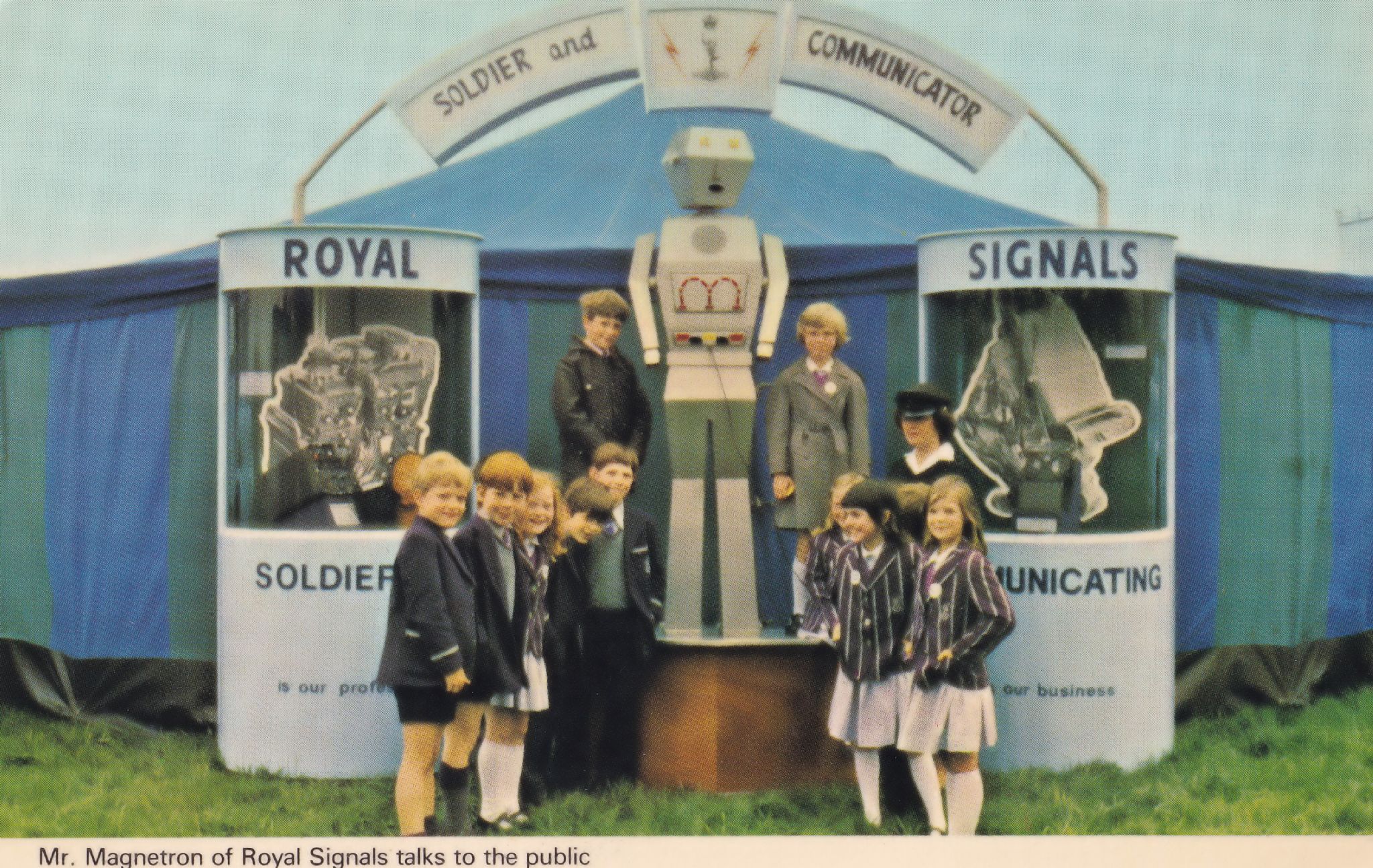 Mr Magnetron Giant 1970s Childrens Robot Military Join The Army ...