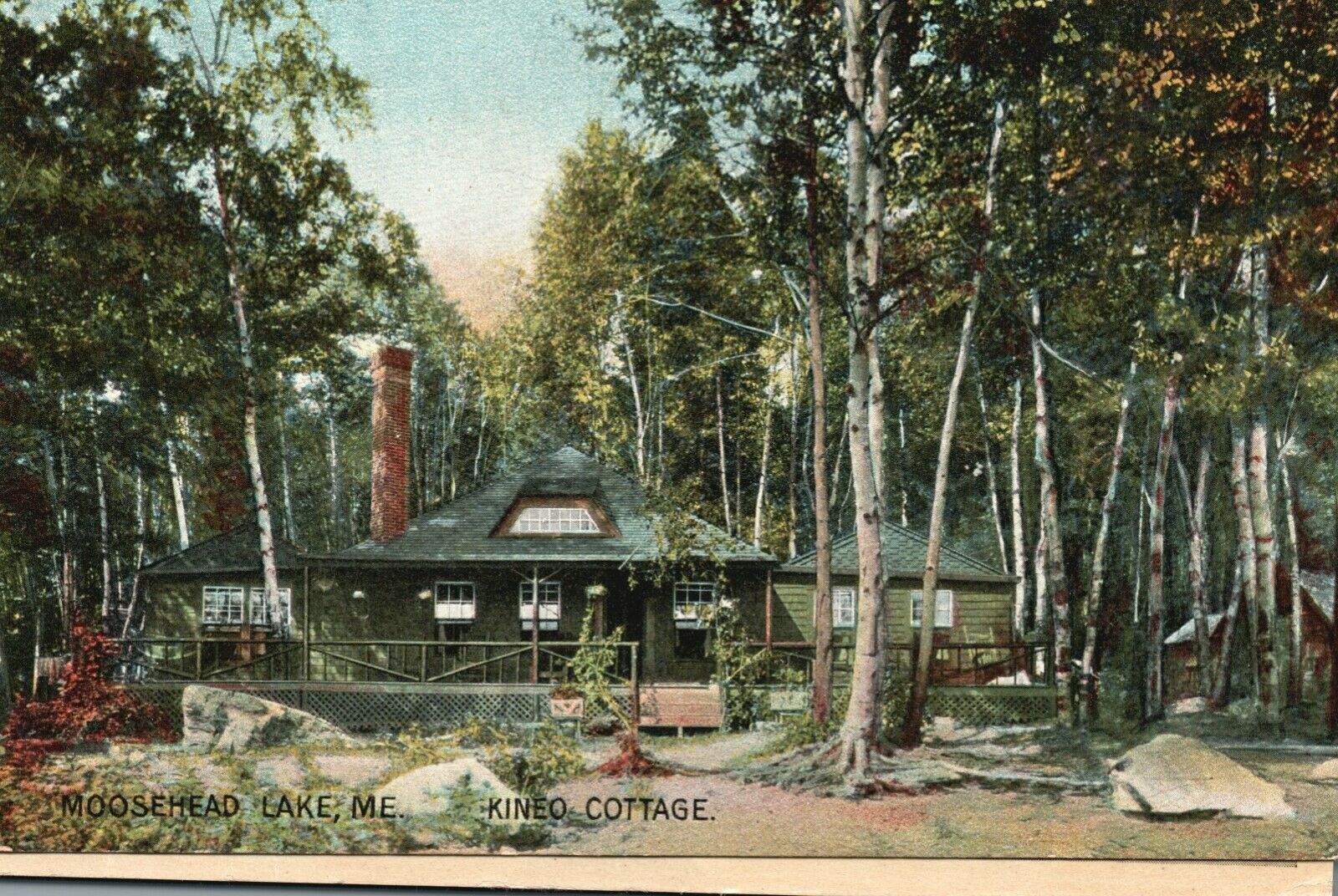 Vintage Postcard 1910's Kineo Cottage Moosehead Lake ME Maine Hugh C ... Vintage Postcard 1910's Kineo Cottage Moosehead Lake ME Maine Hugh C ...