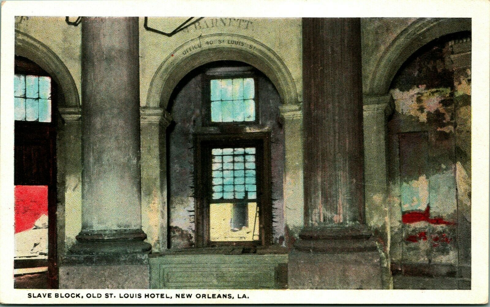 Slave Block St Louis Hotel Brer Rabbit Syrups New Orleans LA UNP WB ...