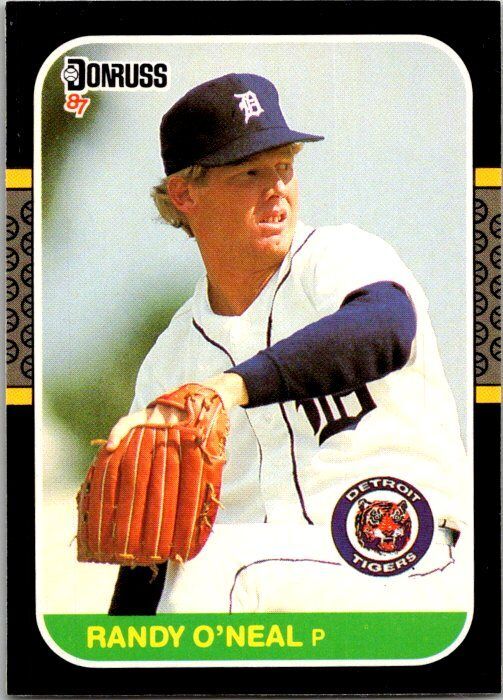 1987 Donruss Baseball Randy O'Neal Detroit Tigers sk20314 | Topics ...