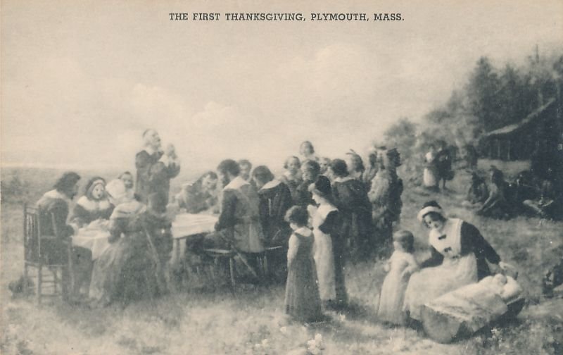 Plymouth Rock MA, Massachusetts - The First Thanksgiving | United ...