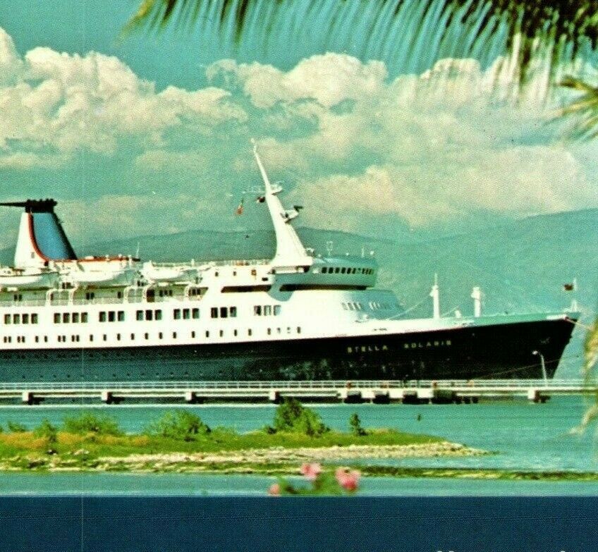Postcard Sun Line Stella Solaris Cruise Ship Vintage Chrome | Other ...
