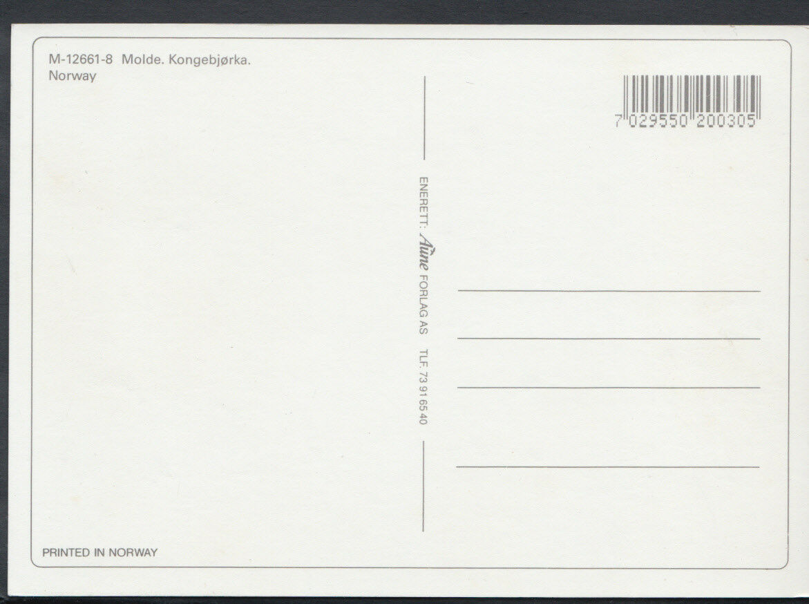Norway Postcard - Molde, Kongebjorka - Hilsen Fra Molde RR2801 | Europe ...