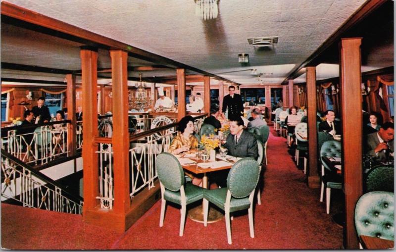 SS Lady Alexandra Floating Restaurant Vancouver BC Ad Advert Postcard ...