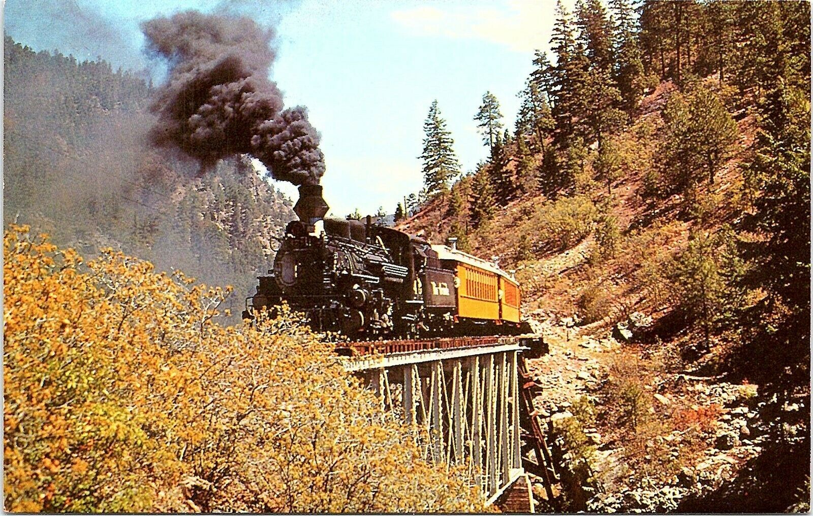 Postcard~Durango & Rio Grand Railroad~Rockwood Bridge~Vintage~A47 ...
