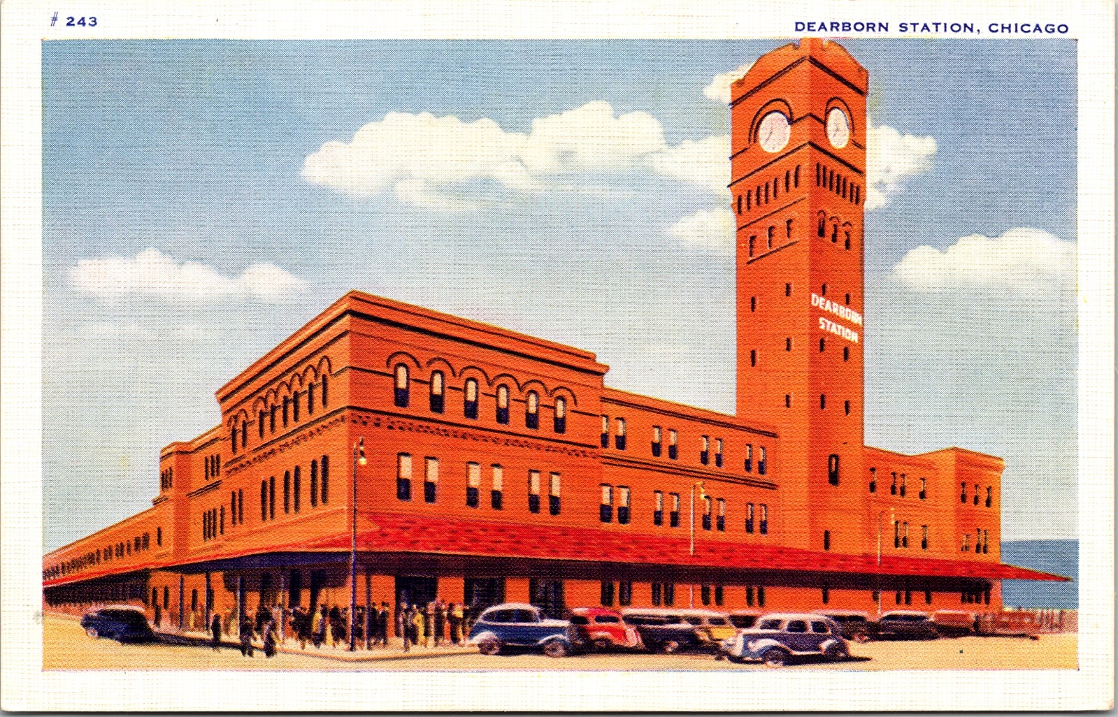 Dearborn Station Chicago Old Car Polk Railway Wabash Erie Grand Trunk ...