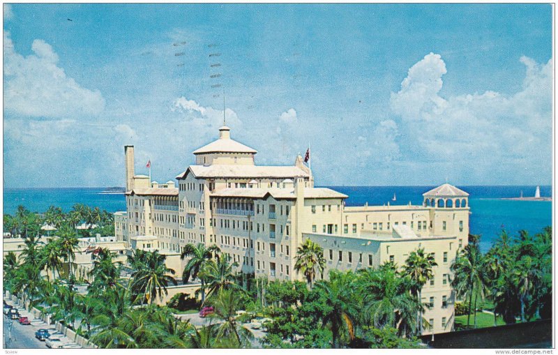 Bird's Eye View, British Colonial Gill Hotel, Nassau, Bahamas, PU-1958 ...