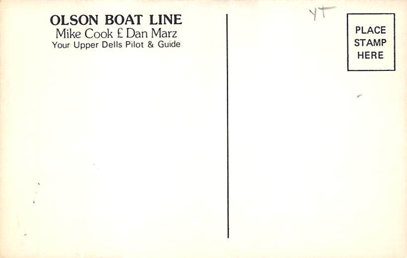 Olson Boat Line Upper Dells Pilot & Guide - Wisconsin Dells, Wisconsin ...