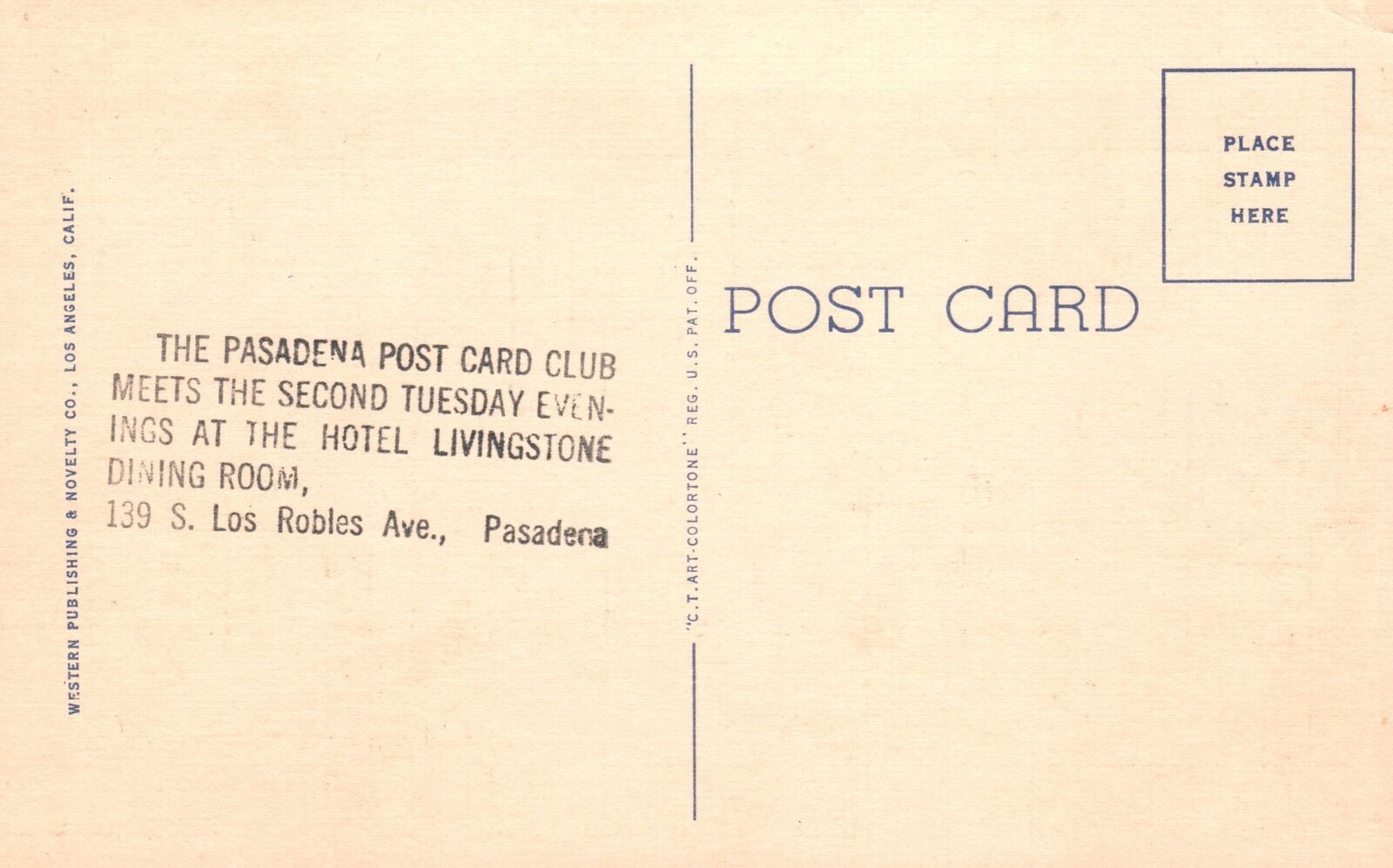 Vintage Postcard Large Letter Greetings From Pasadena California Bldg ...